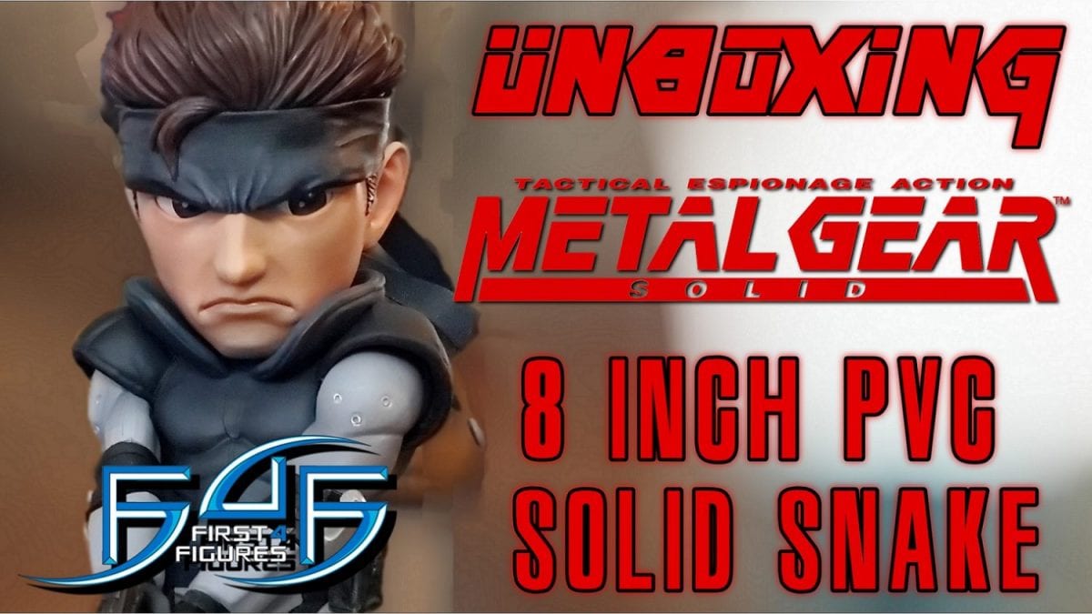 UNBOXING First4Figures METAL GEAR SOLID 8″ INCH SOLID SNAKE - Cinelinx ...