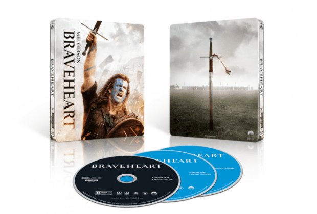 Braveheart and Gladiator Limited Edition 4K Blu-ray Steelbooks to ...