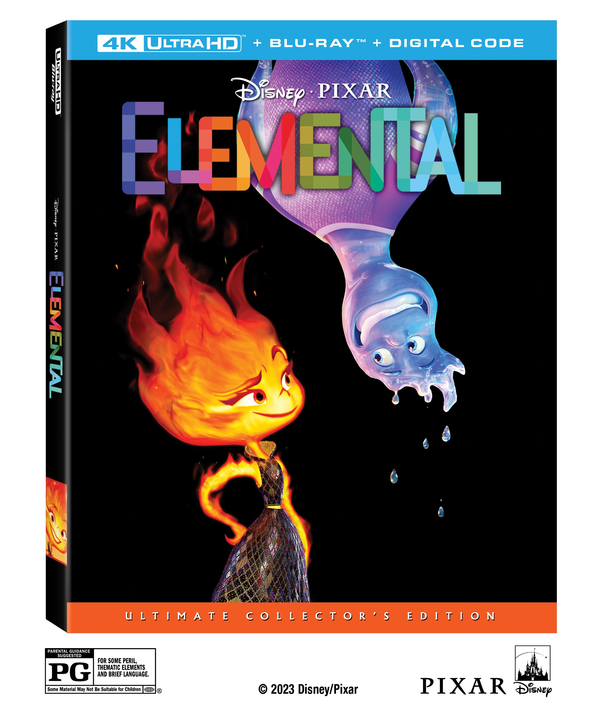 Digital and Physical Release Details for Pixar’s Elemental Revealed ...