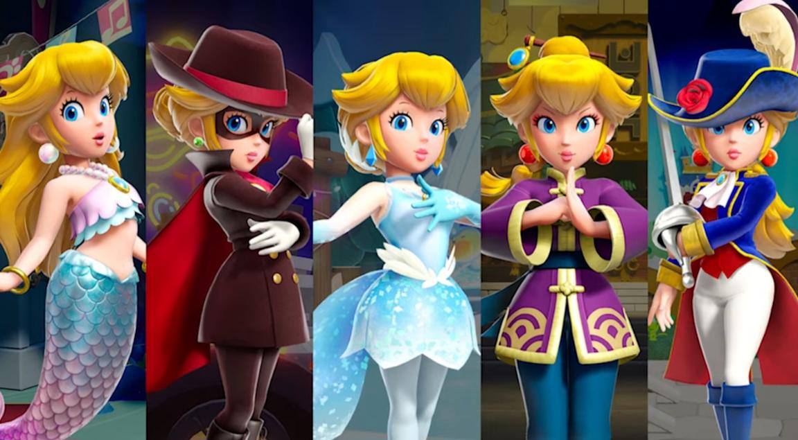 New Princess Peach Showcase Trailer Shows More Peach Transformations ...
