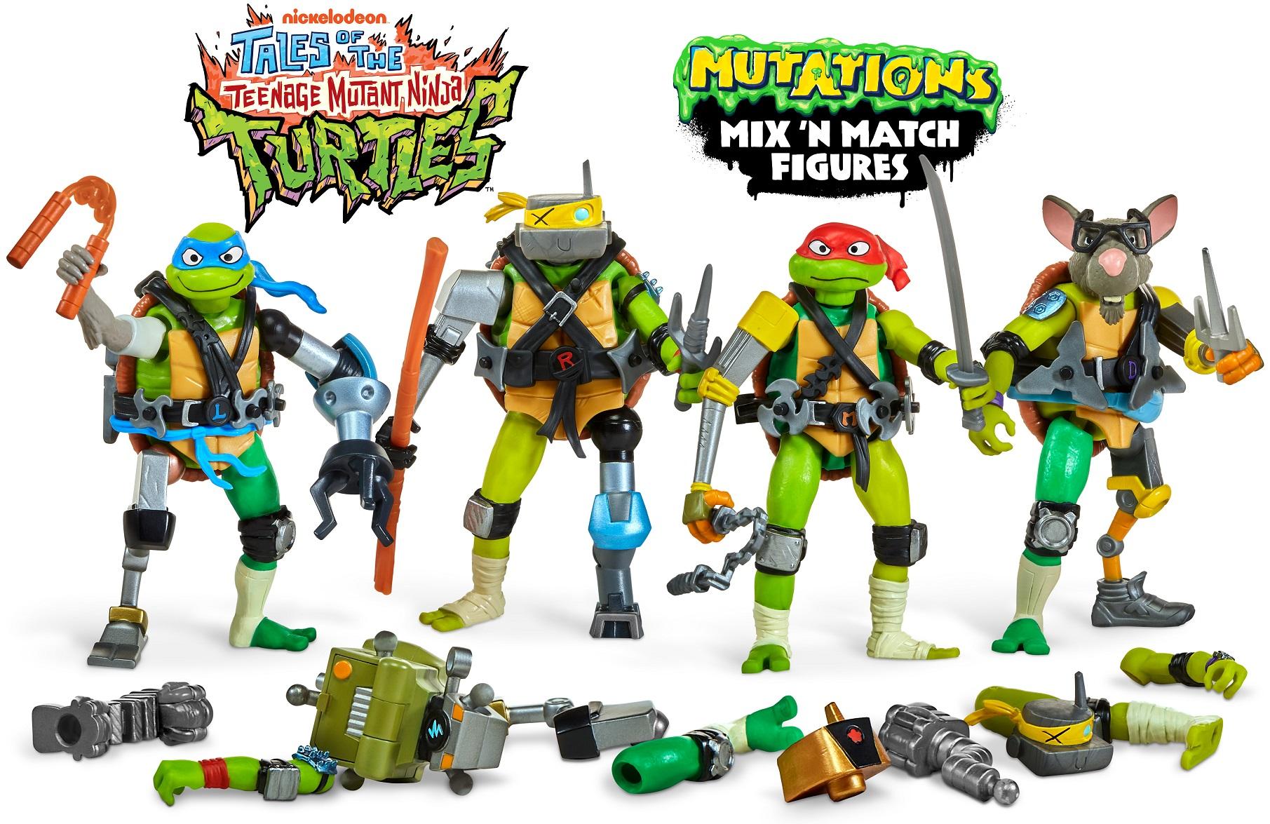 Playmates Reveals new Mix ‘N Match TMNT Toys Based on Upcoming Series ...