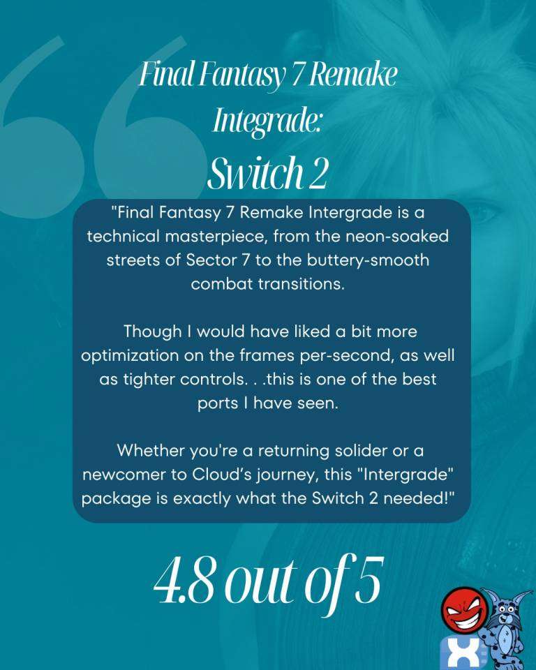 Final Fantasy 7 Remake Intergrade on Switch 2 is a Near Perfect Port ...